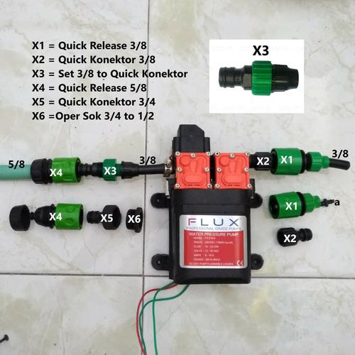 Jual Sambungan Selang Quick Connector Konektor Klik - X4 - Kab ...