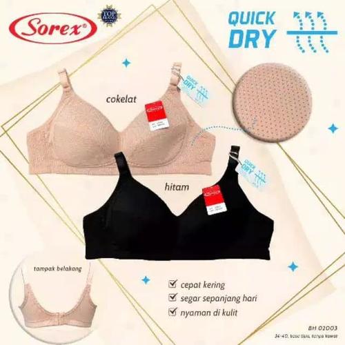 Jual SOREX Bra Basic Quick Dry 02003 Busa tipis Tanpa kawat Original - Cream, 36 - Jakarta Timur ...