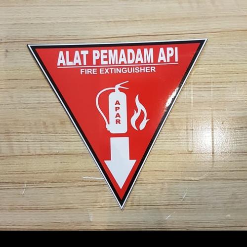 Jual STIKER K3 RAMBU SAFETY SEGITIGA APAR UK 27X27CM - Jakarta Barat ...