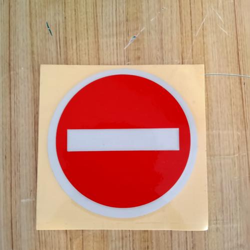 Jual STIKER K3 RAMBU SAFETY LOGO PERBODEN UK 11X11CM transparan ...