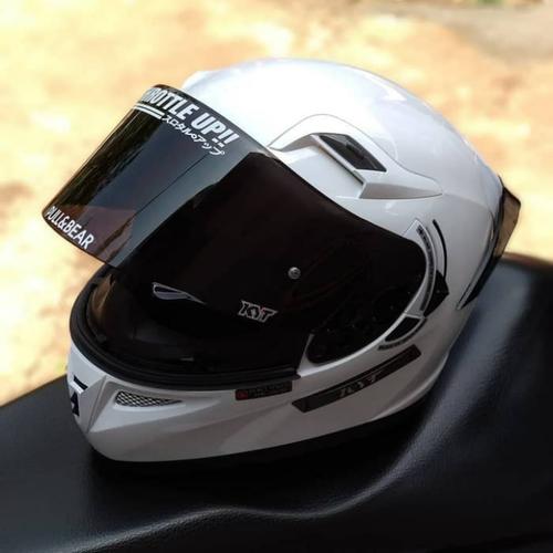 Jual HELM KYT K2 RIDER WHITE SOLID FULL FACE PAKET GANTENG - M - Kota ...