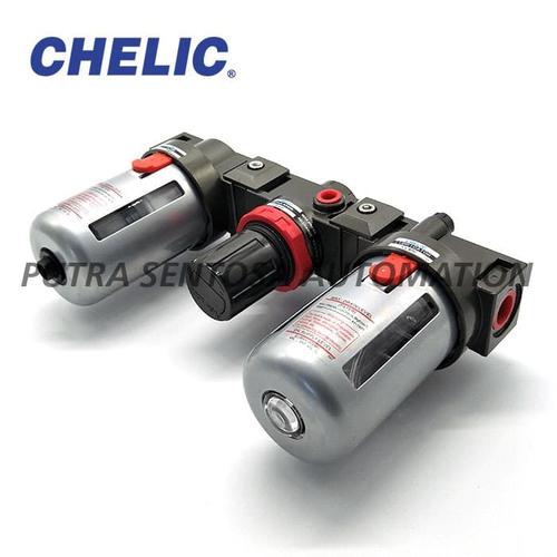 Jual AIR FILTER REGULATOR LUBRICATOR 1/2" AUTO DRAIN CHELIC CC-400-A ...