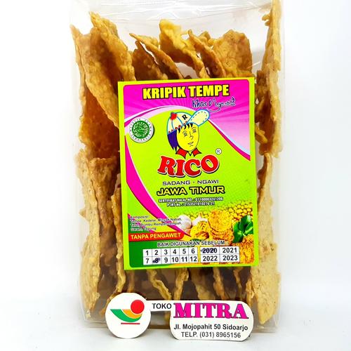Jual RICO KERIPIK TEMPE 250gr | KRIPIK ASLI OLEH KHAS MALANG KEDELAI ...