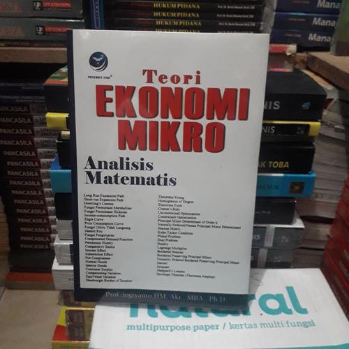 Jual teori ekonomi mikro analisis matematis Prof jogiyanto hm - Kota Medan - Toko Buku Sarezer ...