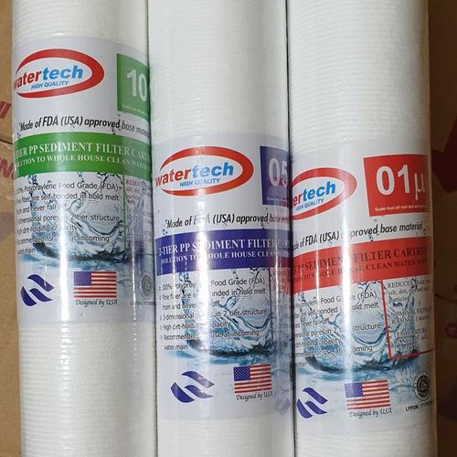Jual filter air / cartridge filter sedimen 10" WaterTech - 1 Micron ...