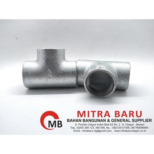 Jual Tee Galvanis. T Sambungan Pipa Galvanis. Tee Drat Dalam Galvanis - 3/4 Inch - Kota Cilegon ...