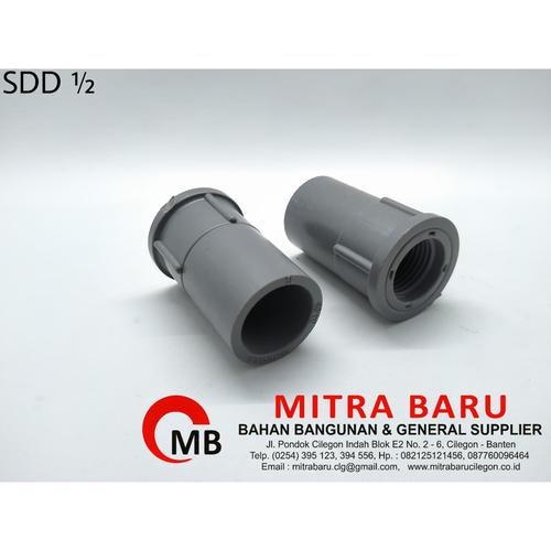 Jual Fitting PVC Rucika AW Sok Drat Dalam SDD 1/2" Inch Faucet Socket ...