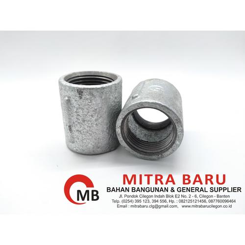 Jual Sok Galvanis. Sambungan Sok Galvanis. Socket Lurus Drat Setengah ...