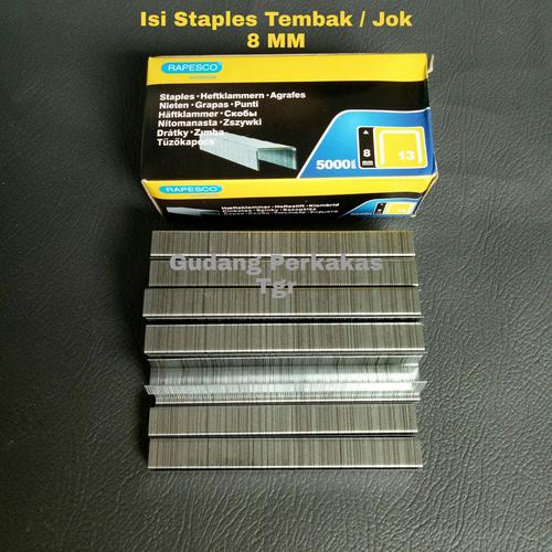 Jual Isi Staples Tembak 8MM Rapesco / Isi Stapler 8MM / Paku Staples ...