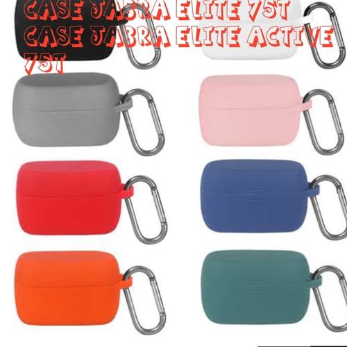 Jual Jabra Elite /Active 75T Casing Silicon Protective Case + Carabiner ...