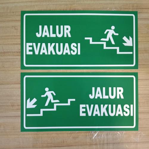 Jual STIKER K3 RAMBU SAFETY UK 15X30CM JALUR EVAKUASI TANGGA KANAN KIRI - Jakarta Barat - PRIME ...