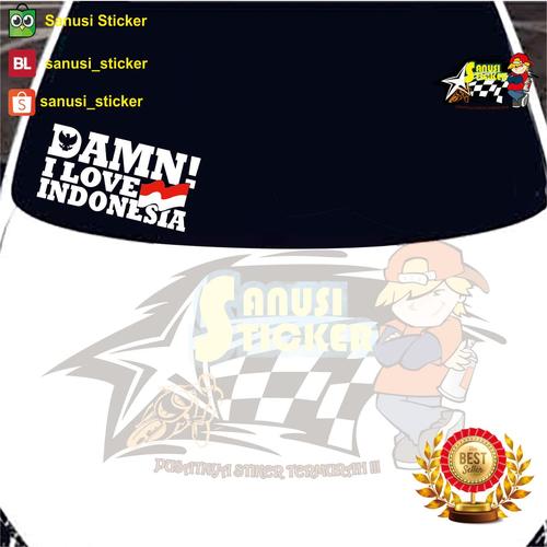 Jual Stiker Mobil | Stiker Cutting | Decal Sticker - Damn I Love ...