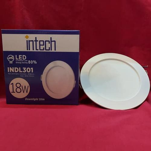 Promo INDL301 Lampu DownLight/Lite LED 18w Intech - Putih - Kota Tangerang - Pojok Jaya Elektrik ...