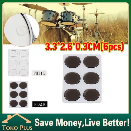 Jual 6 pcs Snare Drum Bisu Pad Drum Peredam Gel Pad Snare Tom Drum ...