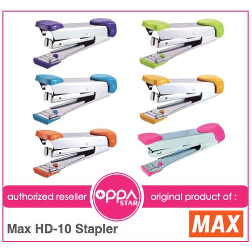 Jual Stapler Max HD-10 HD 10 Staples Original Product - Sky blue - Kab ...