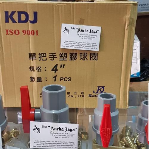 Jual BALL VALVE STOP KRAN PVC 3/4 INCH KDJ KING DA JENG MADE IN TAIWAN - Kota Bandung - ANEKA ...