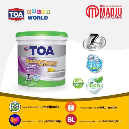 Jual Cat Tembok TOA Nanoclean Advance TINTING - EP100-WHT-PUTIH - Kota Bekasi - Toko_Madju ...