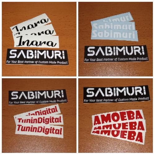 Jual Sticker Cutting Stiker Nama Label - 12pcs - size 7cm - Kab. Bekasi ...