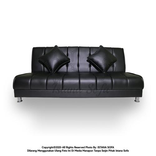Promo Sofabed / Sofa bed Oristo Hitam - Cokelat, 3 Seater P.175 ...