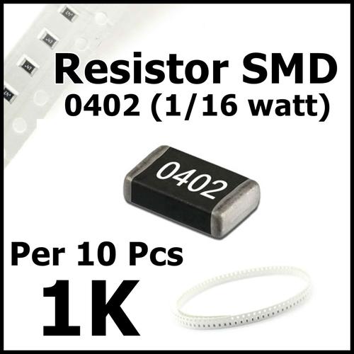 Jual Per 10pcs Resistor SMD 0402 Nilai 1K Ohm - Kota Medan - Pi Toserba ...