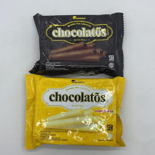 Jual Chocolatos Wafer Roll PACK MINI 33gr - dark chocolate - Kota ...