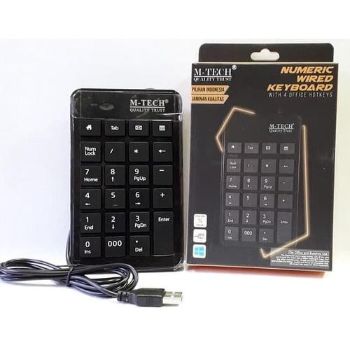 Jual Keyboard Numerik Standart USB 19D Mtech Black - Kota Denpasar ...