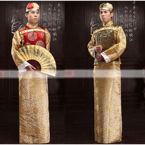 Jual KOSTUM ADAT TRADISIONAL CHINA PRIA SET LENGKAP CHEONGSAM - MERAH ...