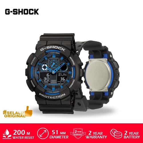 Promo casio G-Shock GA-100-1A2DR / GA-100-1A2DR / GA100 ORIGINAL Cicil ...