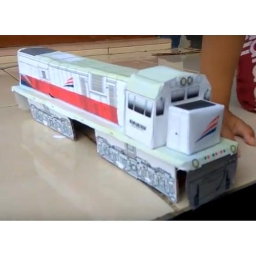 Jual DIY Miniatur Papercraft Lokomotif CC 201 New tanpa alas - Kab ...