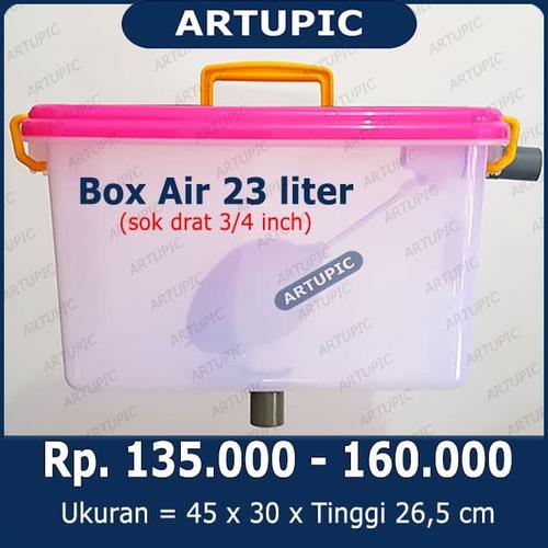 Jual Box Air 23 liter regulator penampung penurun tekanan air nipple ...
