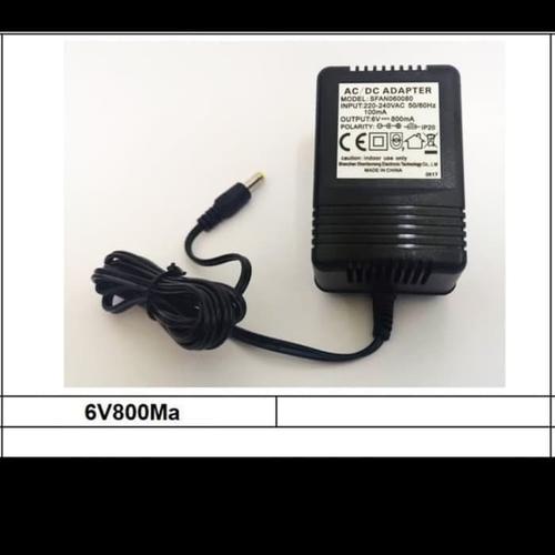 Promo Charger Adaptor Mobil Motor Mainan Aki Anak 6V 800Ma AC DC ...