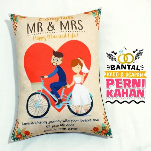 Jual Bantal Kado Pernikahan 30x40cm - Ready - NO PO - Kota Depok ...