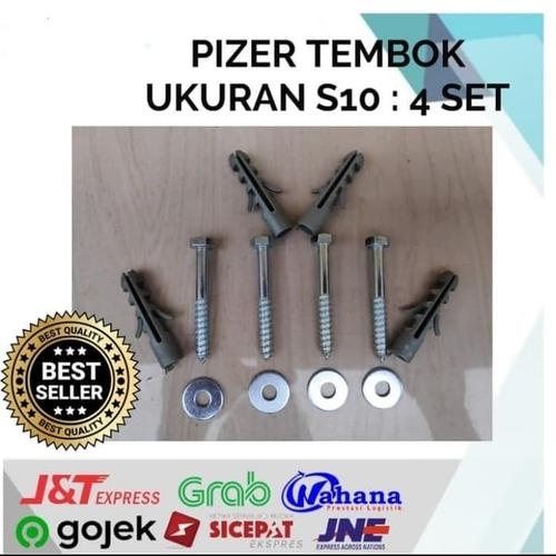 Jual Baut Tembok Pisher Piser Bracket 4 Set - fisher abu2 - Kota Depok ...
