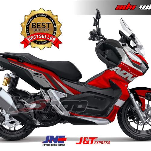Jual Sticker Decal ADV white red Full Body - Kab. Bandung ...