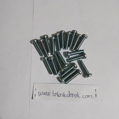 Jual Baut Kepala Obeng Jp Bulat 5 x 20 mm Sekrup Furniture 20 Pics Depok - Kota Depok - alat ...