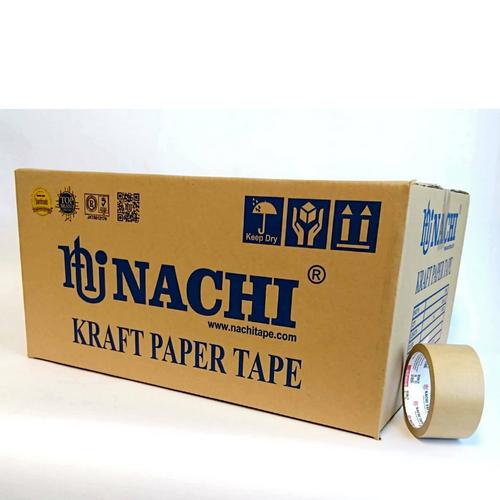 Promo (Dus) Kraft Tape Nachi Lakban Kertas 48 mm x 14 yard Coklat 2 ...