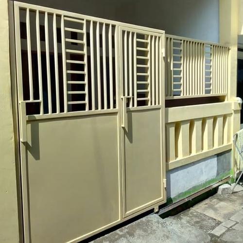 Jual pagar pintu gerbang besi desain minimalis - Jakarta Utara ...