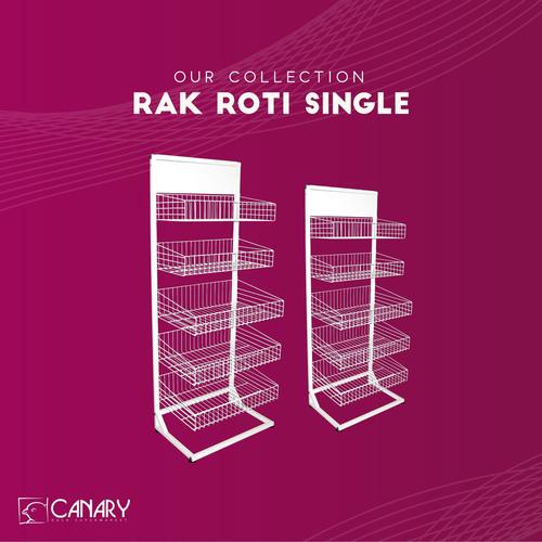 Jual Rak Roti Supermarket Single Set - 60 - 3 Susun, Putih - Kota ...