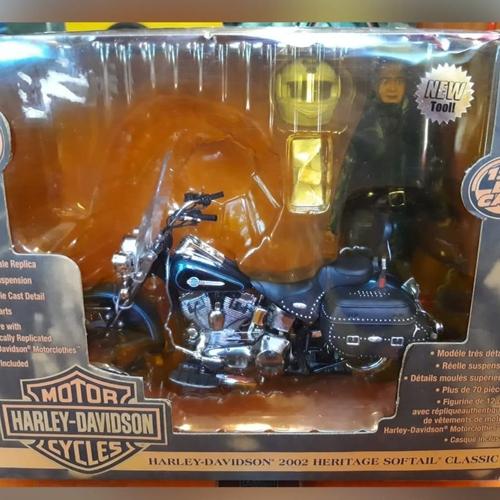 Jual Diecast Harley Davidson Heritage Classic with Figure - Kota ...