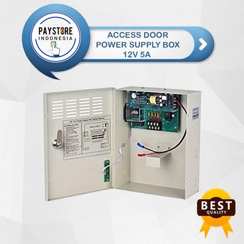 Jual POWER SUPPLY ACCESS CONTROL 5A 12V / POWER SUPPLY BOX ACCESS DOOR ...