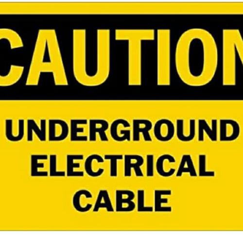 Jual SIGN PLAT CAUTION ELECTRICAL CABLE 30X20CM K3 RAMBU ACRILYC KABEL ...