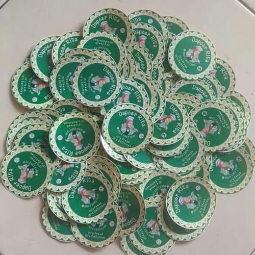 Jual Stiker Label Makanan / Stiker Catering oval 7.5 x 6 cm - Kab ...