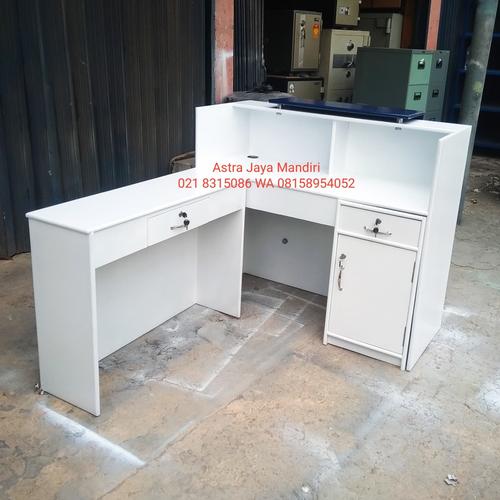 Jual MeJa Resepsionis Meja Counter Furniture Custom New Meja Front ...