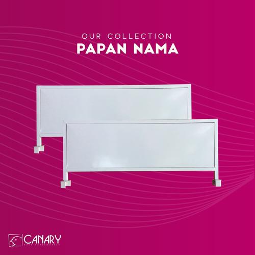 Jual Papan Nama Rak Supermarket - Putih - Kota Malang - Canary Rak ...