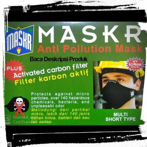 Jual Masker Karbon Aktif MSKR Cocok untuk Pengendara Motor dan Sepeda ...