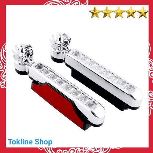 Jual Lampu Rambu Mobil Tenaga Angin Car Light Warning Grille Fog LED ...