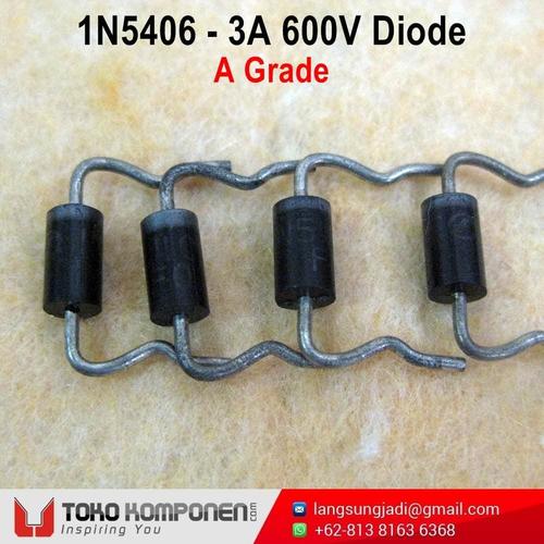 Jual 1N5406 3A 600V Rectifier Diode dioda IN5406 1N5404 1N5403 1N5402 A - Kab. Bogor - Langsung ...