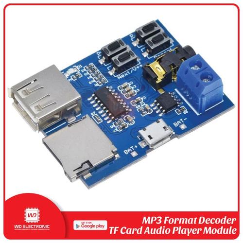 Jual MP3 Player Decoder Module with Self-Powered TF Card - Kota Bandung ...