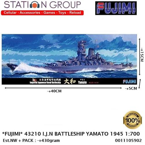 Jual FUJIMI 43210 IMPERIAL JAPANESE NAVY BATTLESHIP YAMATO 1945 1-700 ...
