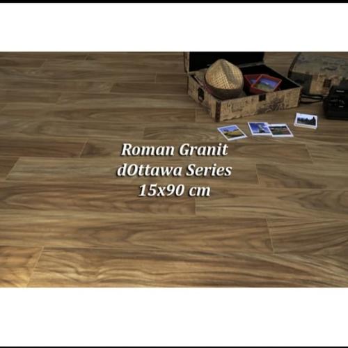 Jual Granit Motif Kayu Roman dOttawa Series Ukuran 15x90 Kw2 - Jakarta ...